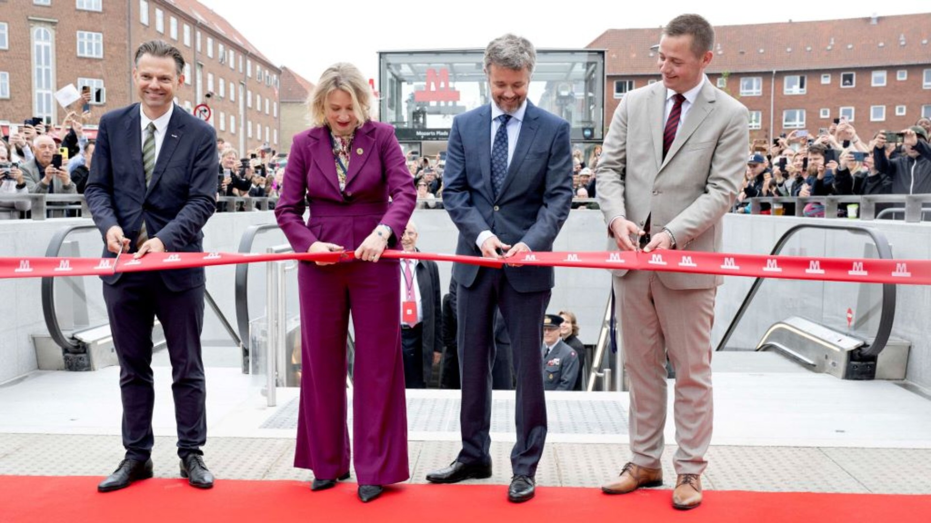 Fünf neue U-Bahn-Stationen in Kopenhagen eröffnet
